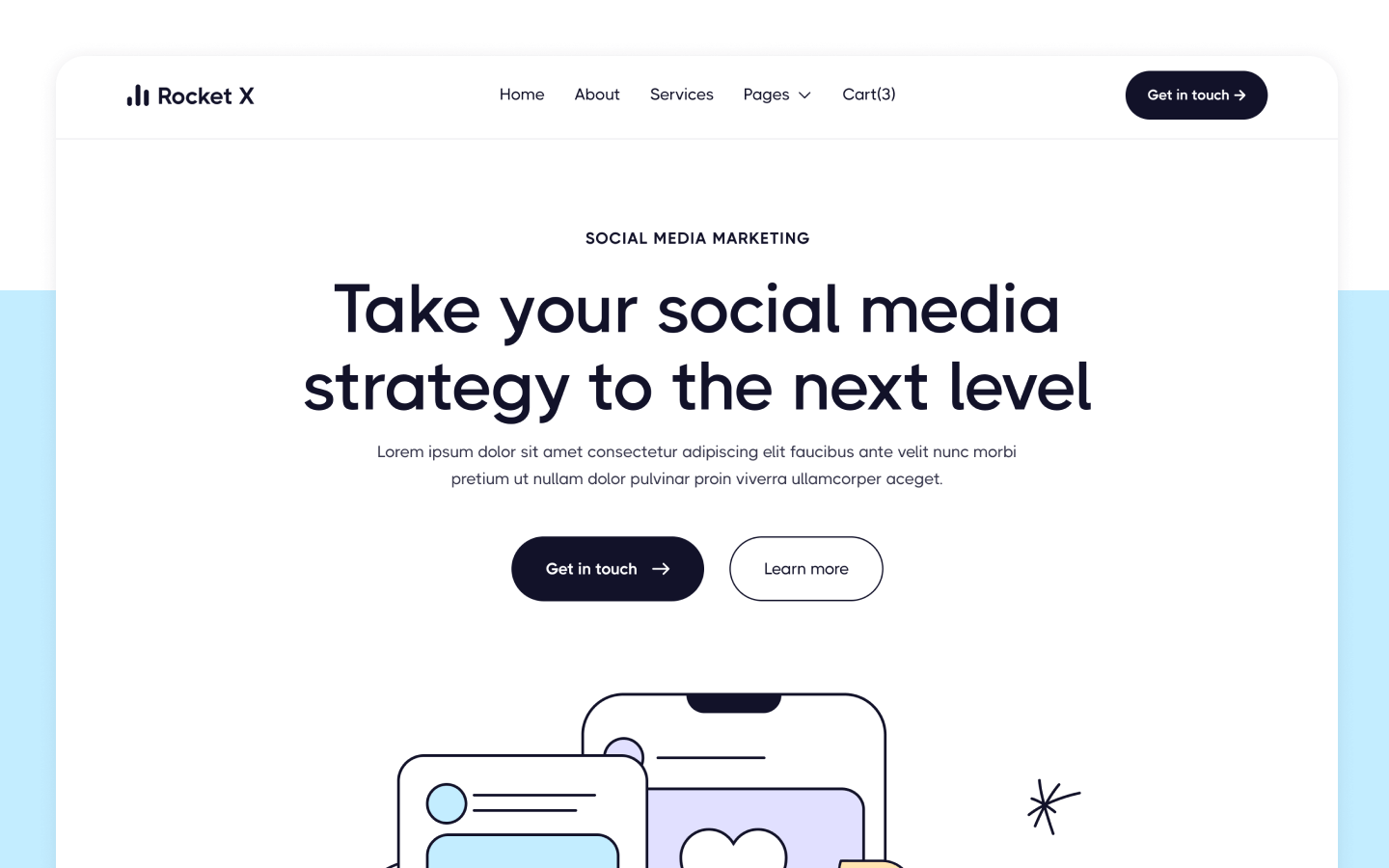 Rocket X - Agency HTML5 Responsive Website Template