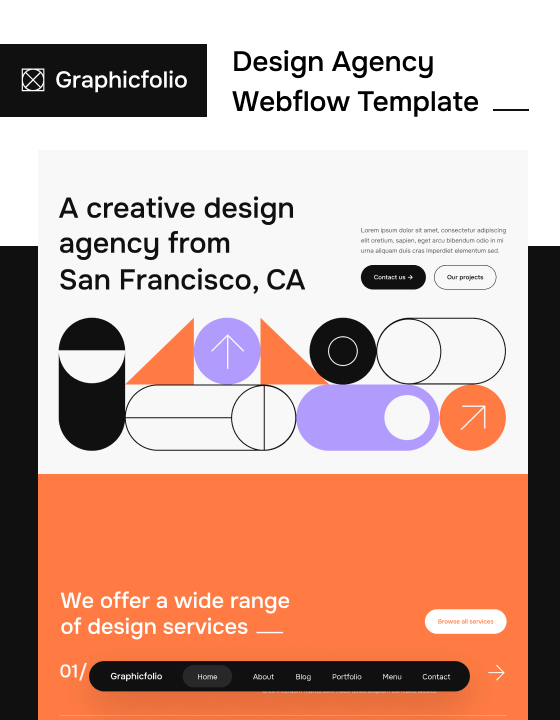 Graphicfolio X - Agency HTML5 Responsive Website Template