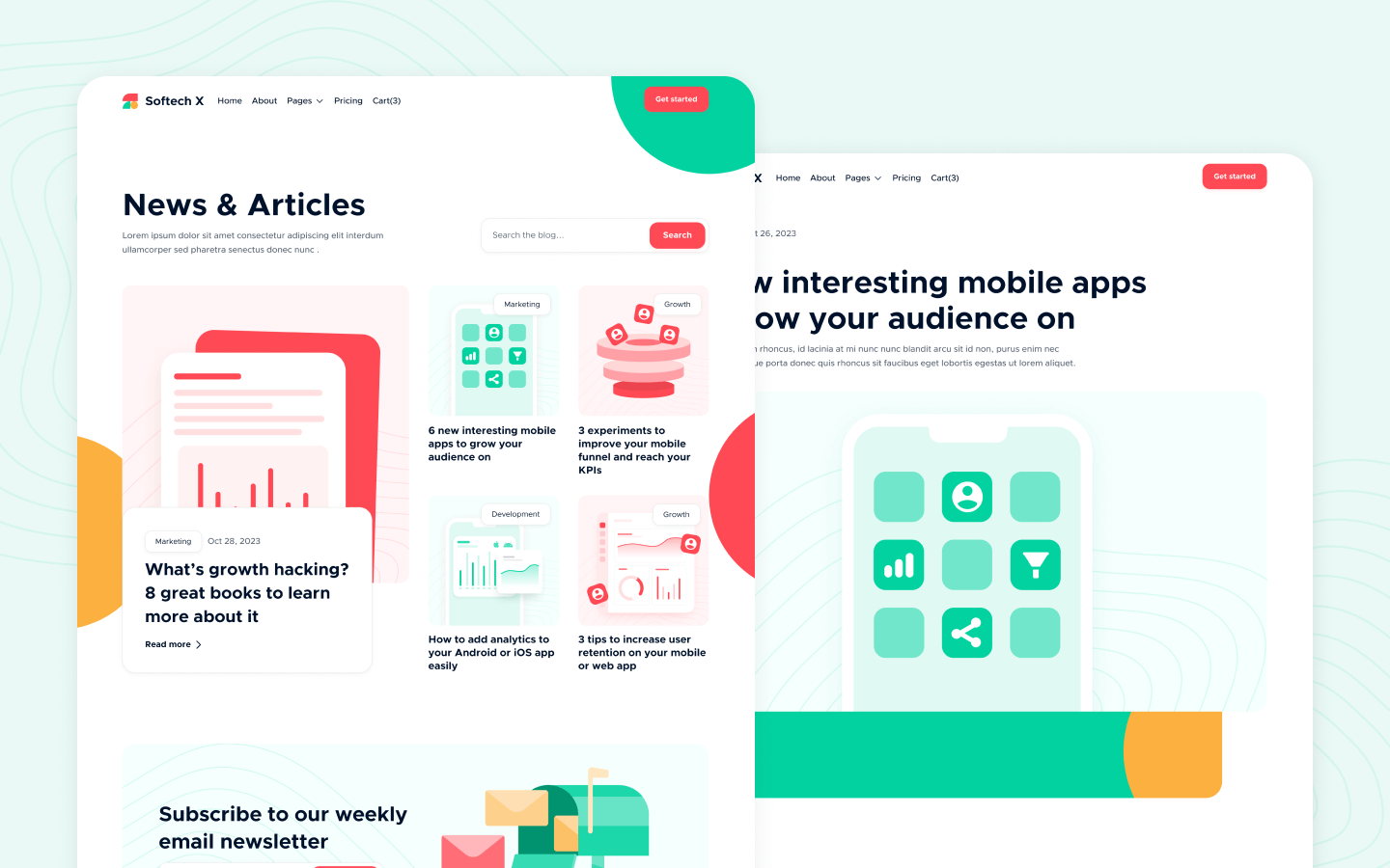 Softech X - Dashboard HTML5 Responsive Website Template