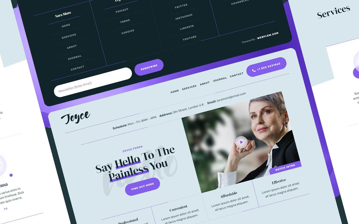 Joyce - Therapy HTML5 Responsive Website Template