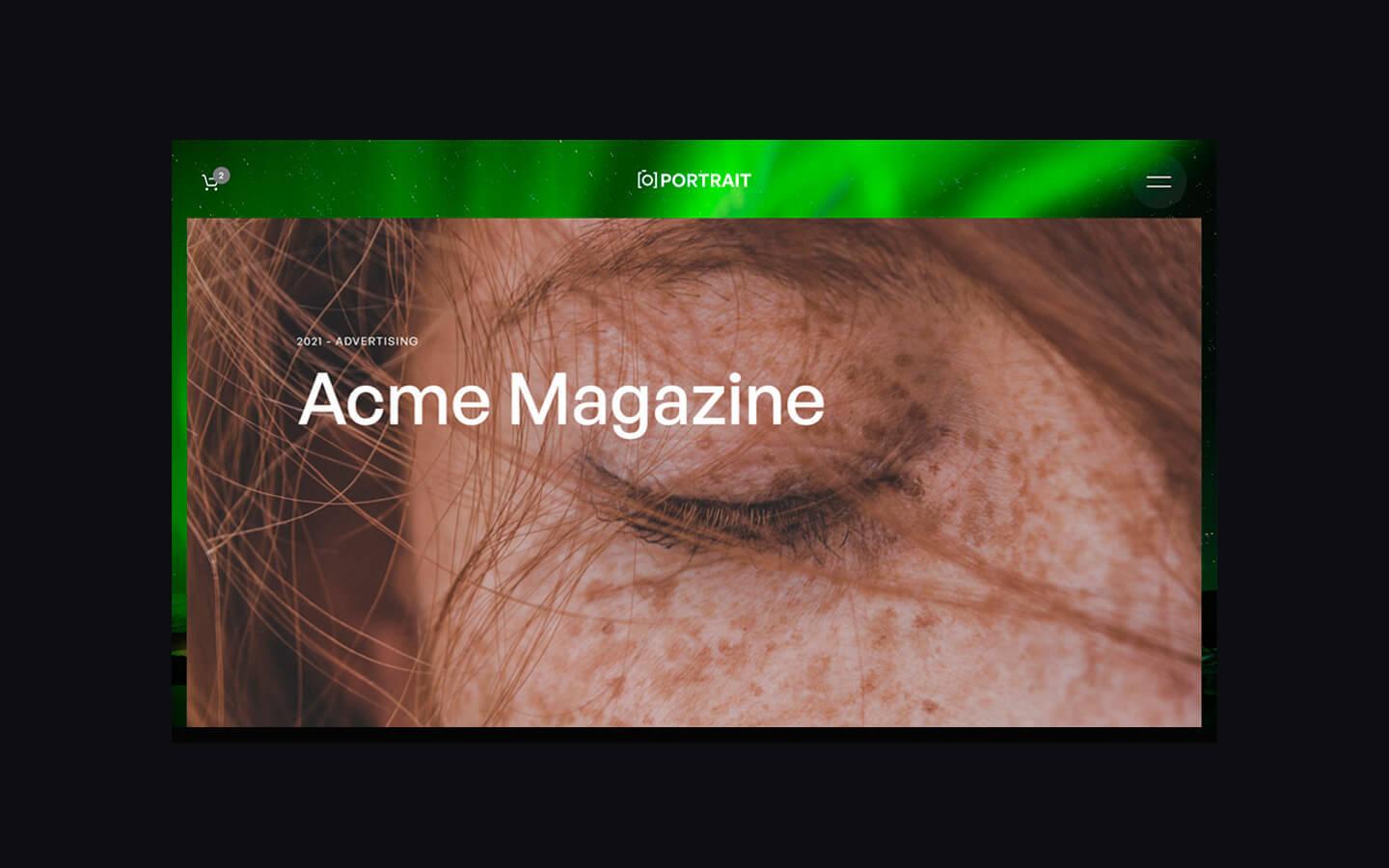 Portrait - Photography HTML5 Responsive Website Template