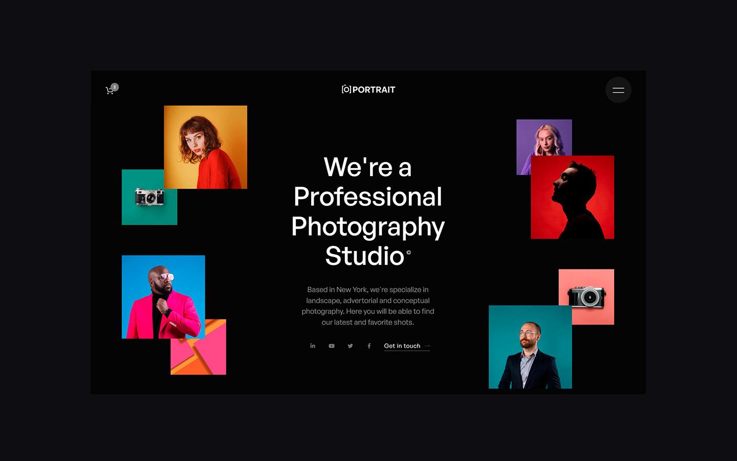 Portrait - Photography HTML5 Responsive Website Template