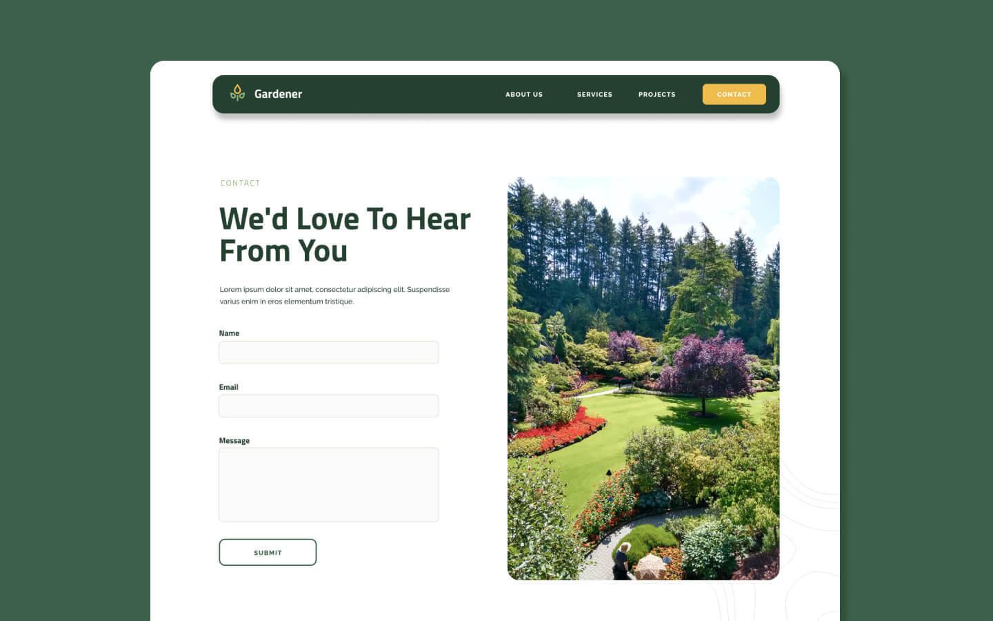 Gardener - Agriculture HTML5 Responsive Website Template