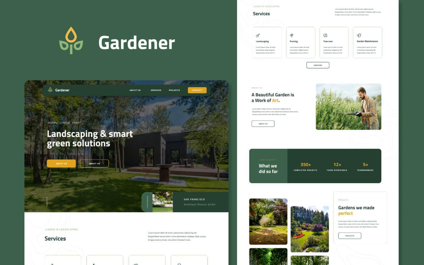 Gardener - Agriculture HTML5 Responsive Website Template