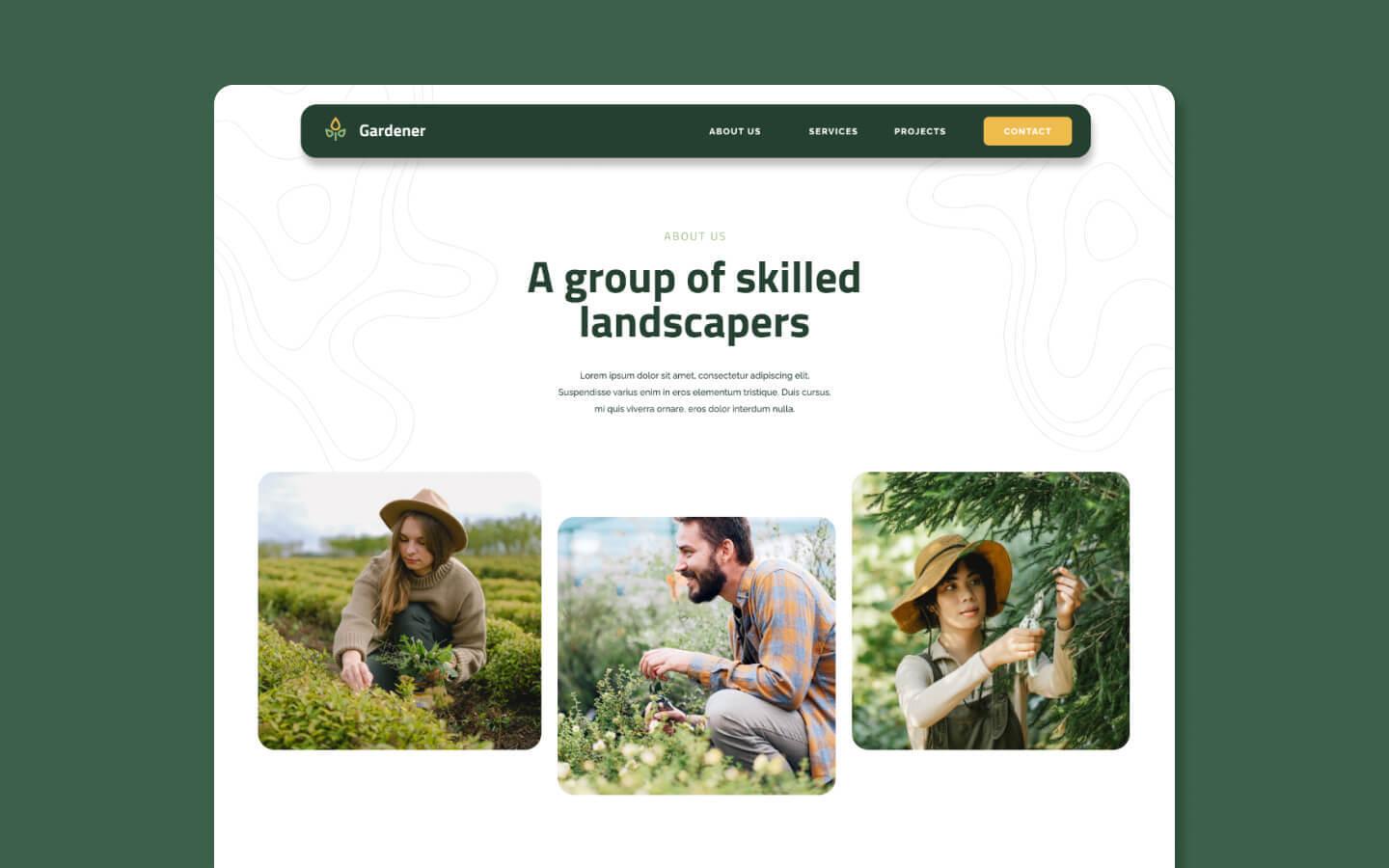 Gardener - Agriculture HTML5 Responsive Website Template