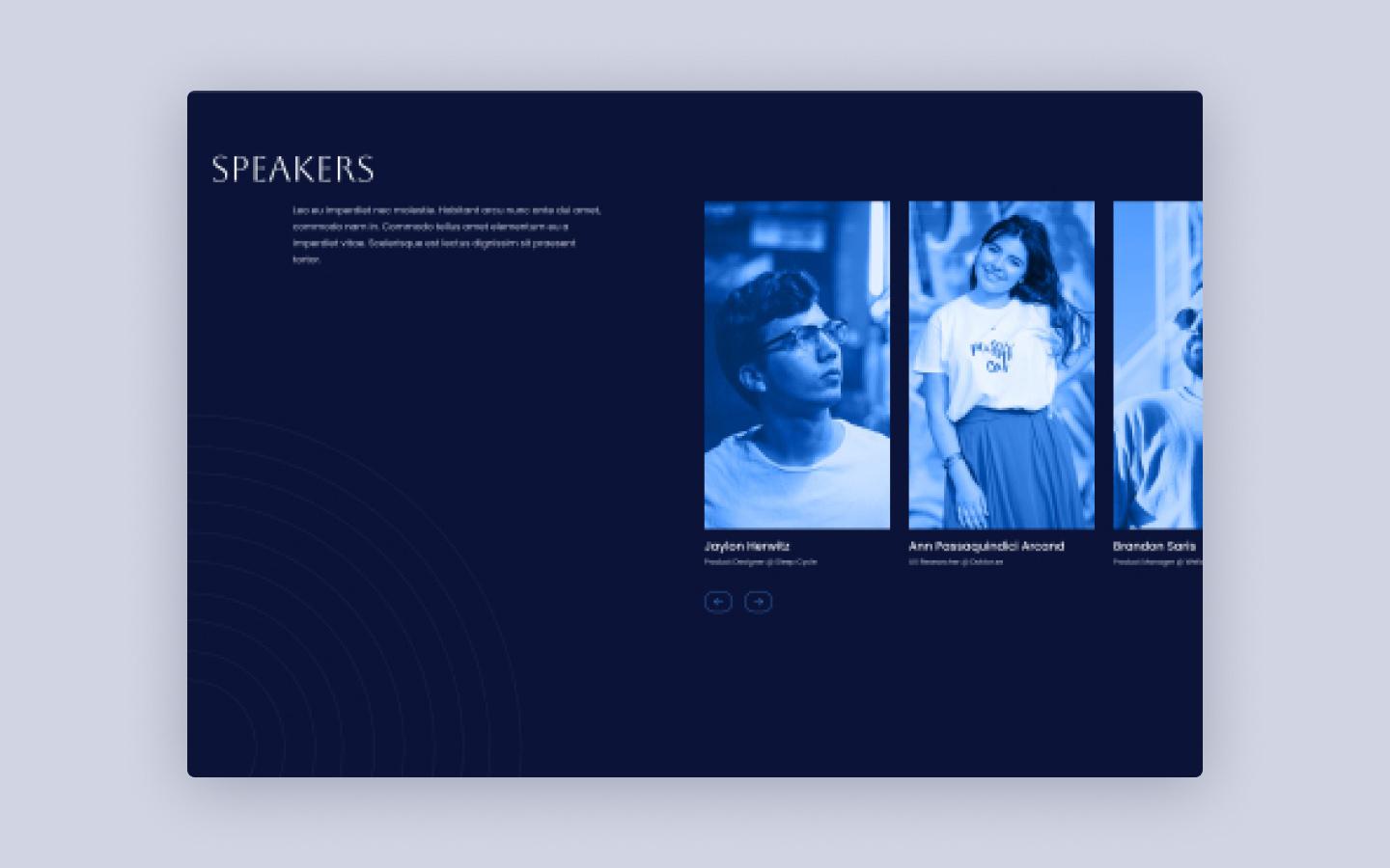 Speak Up Conference HTML5 Responsive Website Template