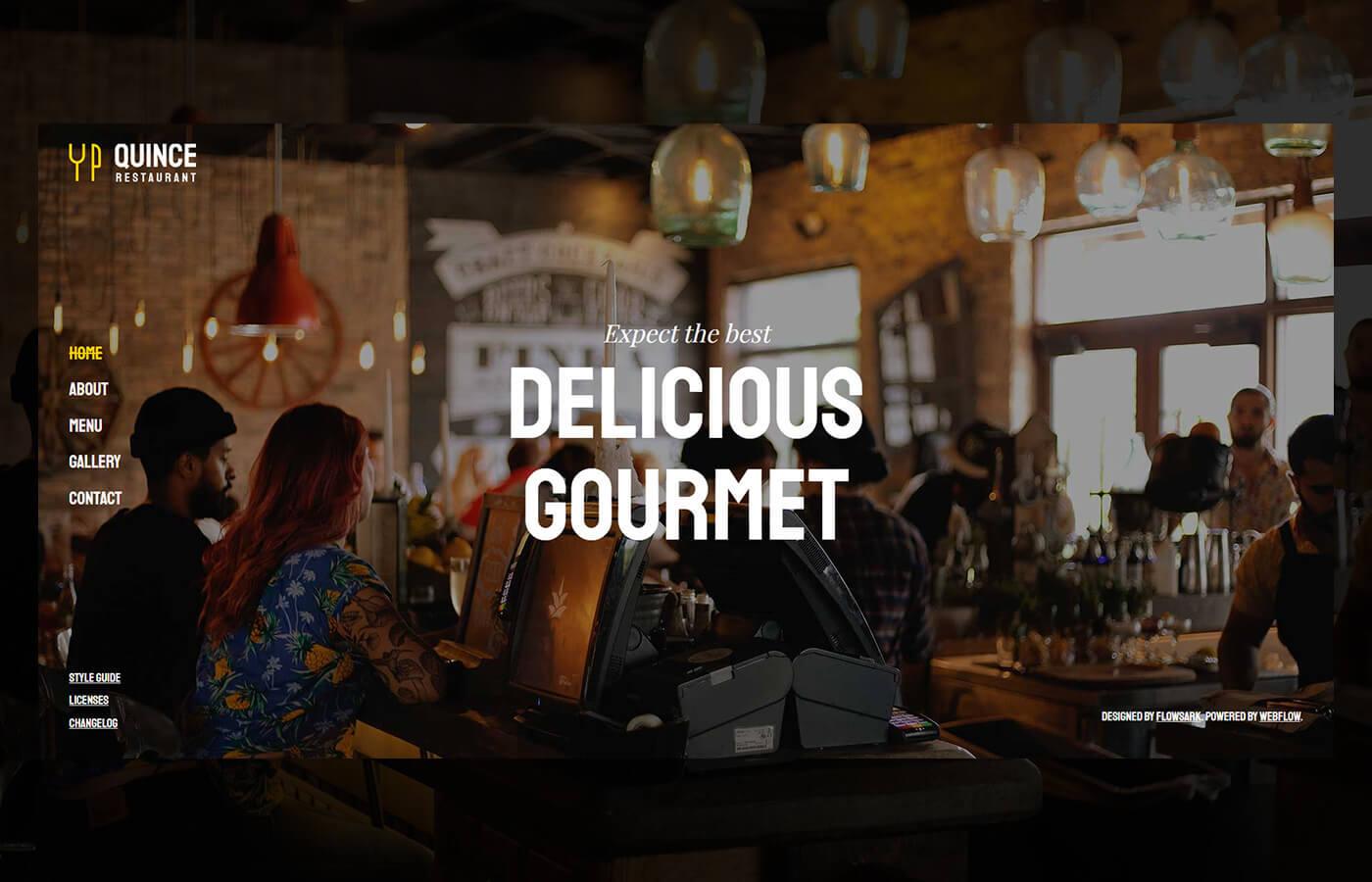 Quince - Restaurant HTML5 Responsive Website Template
