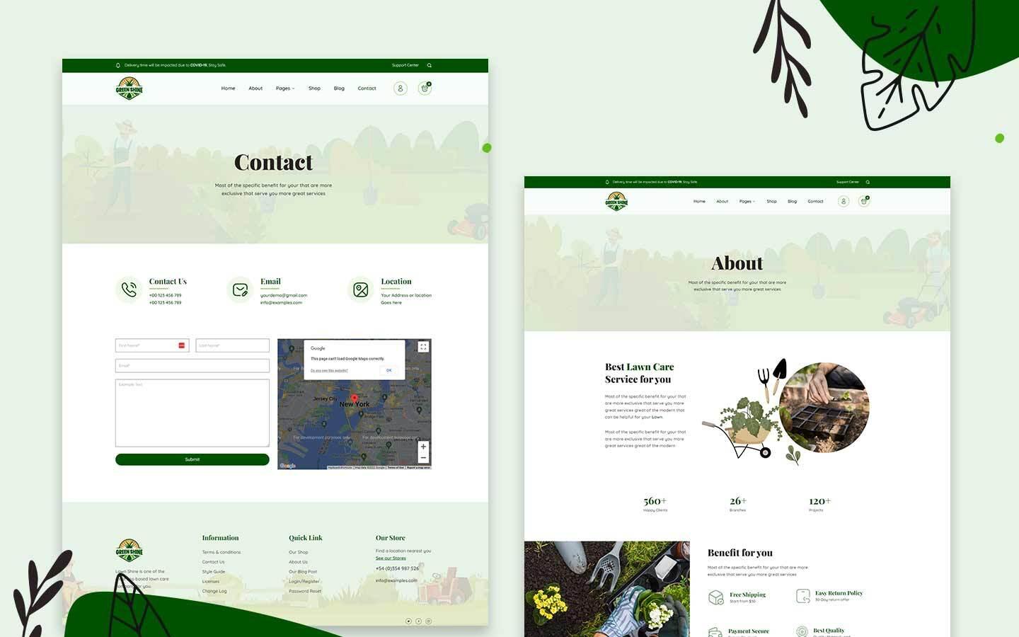 GreenShine - Agriculture HTML5 Responsive Website Template