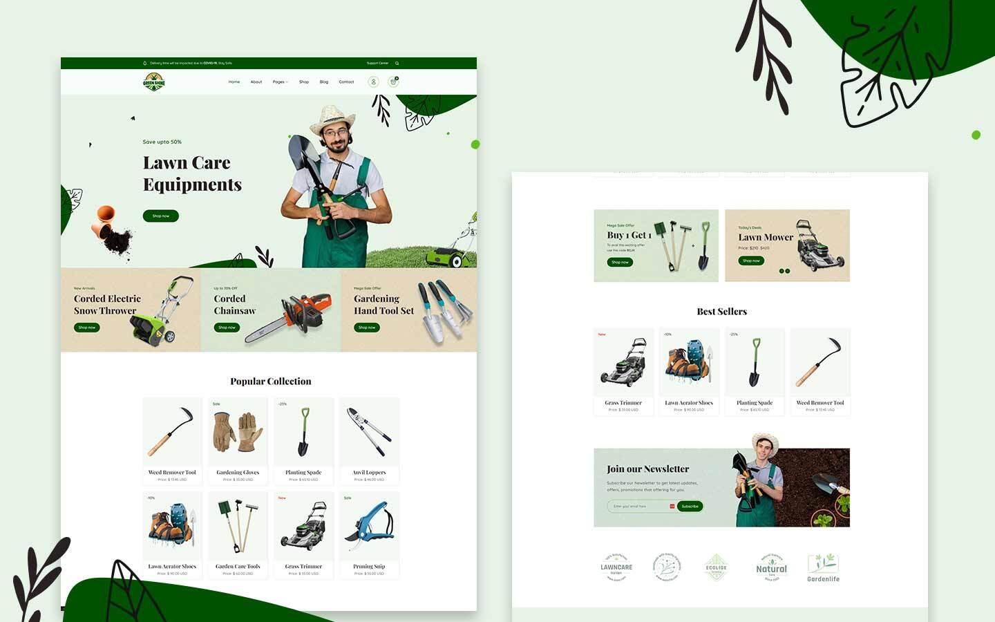GreenShine - Agriculture HTML5 Responsive Website Template