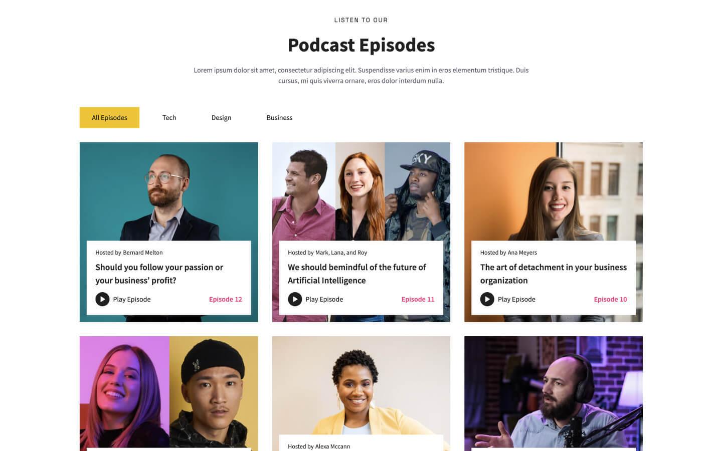 Early Riser - Podcast HTML5 Responsive Website Template