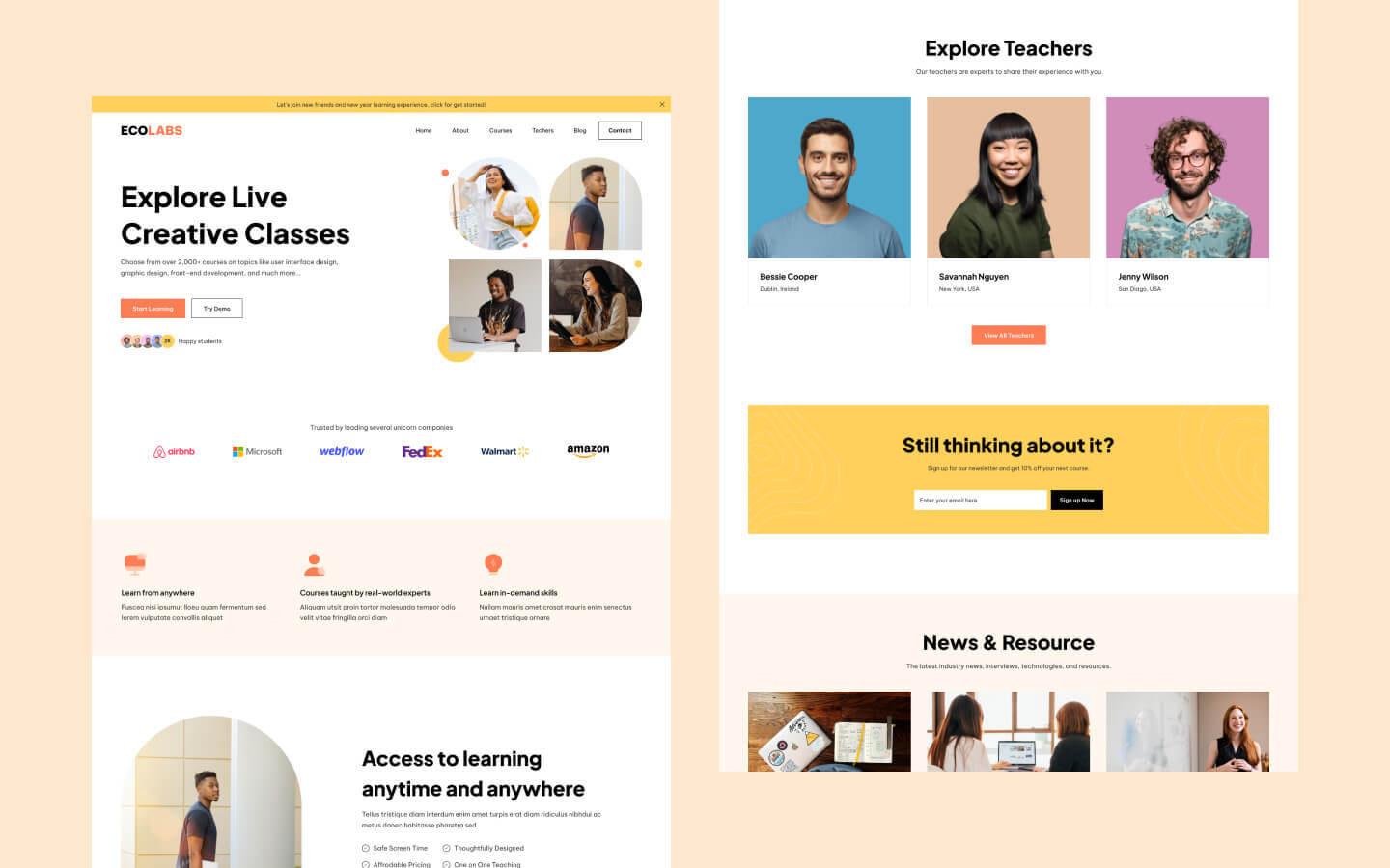 Ecolabs - School HTML5 Responsive Website Template