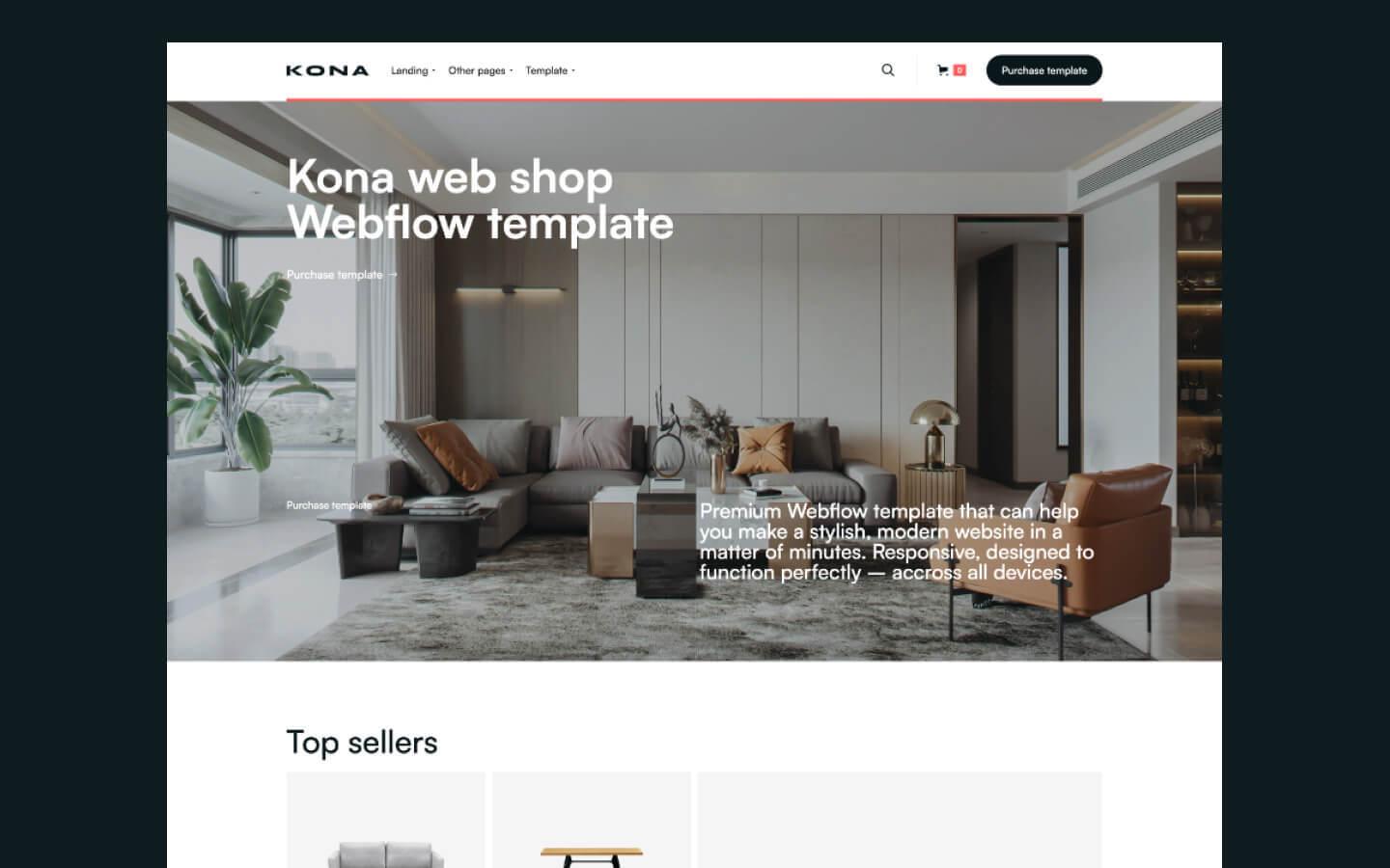 Kona - Retail HTML5 Responsive Website Template