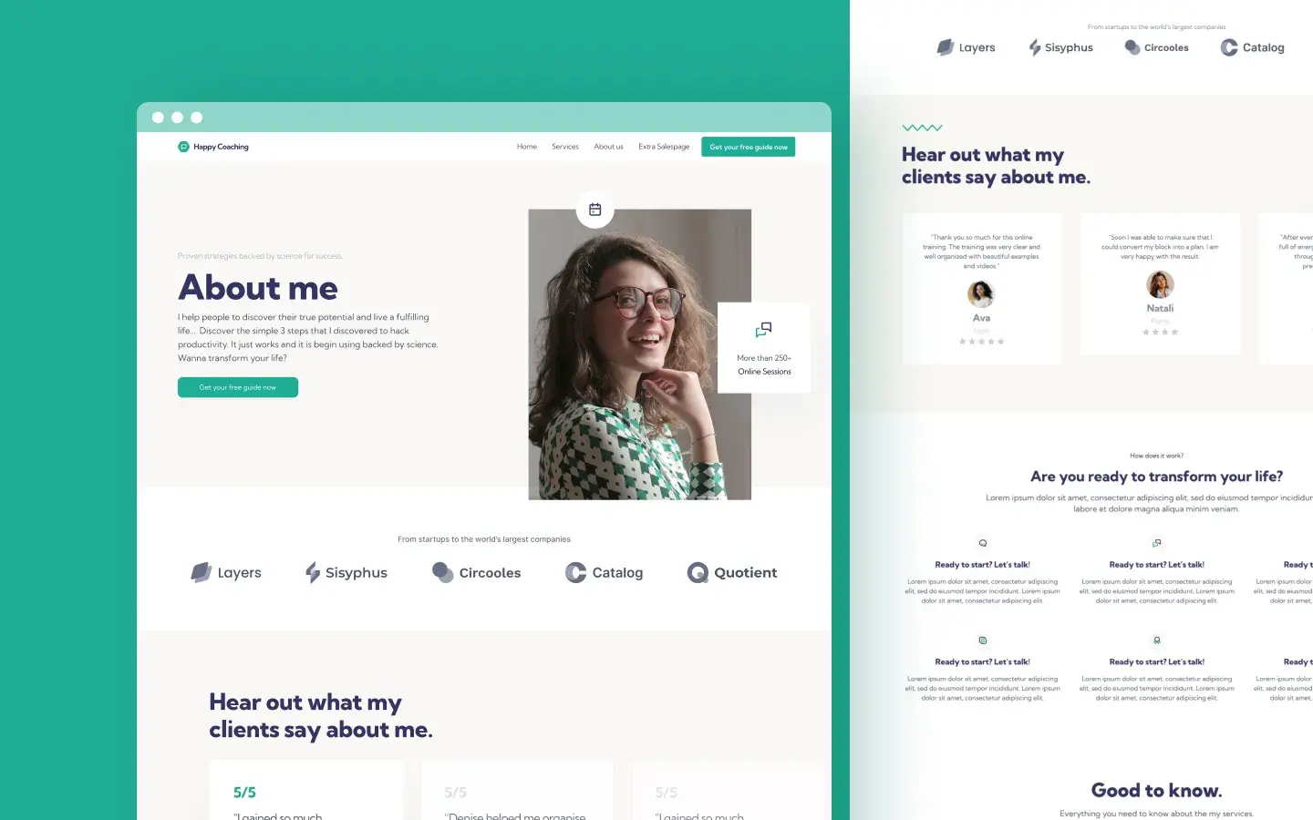 HappyCoaching - Coaching HTML5 Responsive Website Template