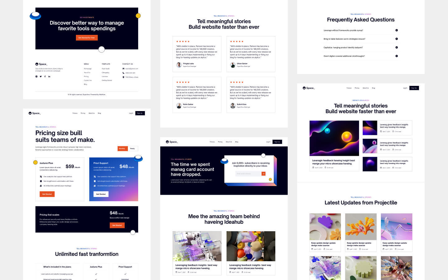 S_pace - Small Business HTML5 Responsive Website Template