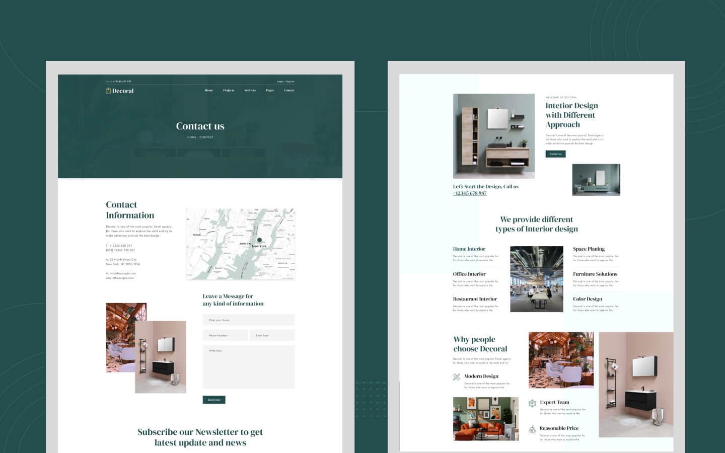 Decoral - Interior design HTML5 Responsive Website Template