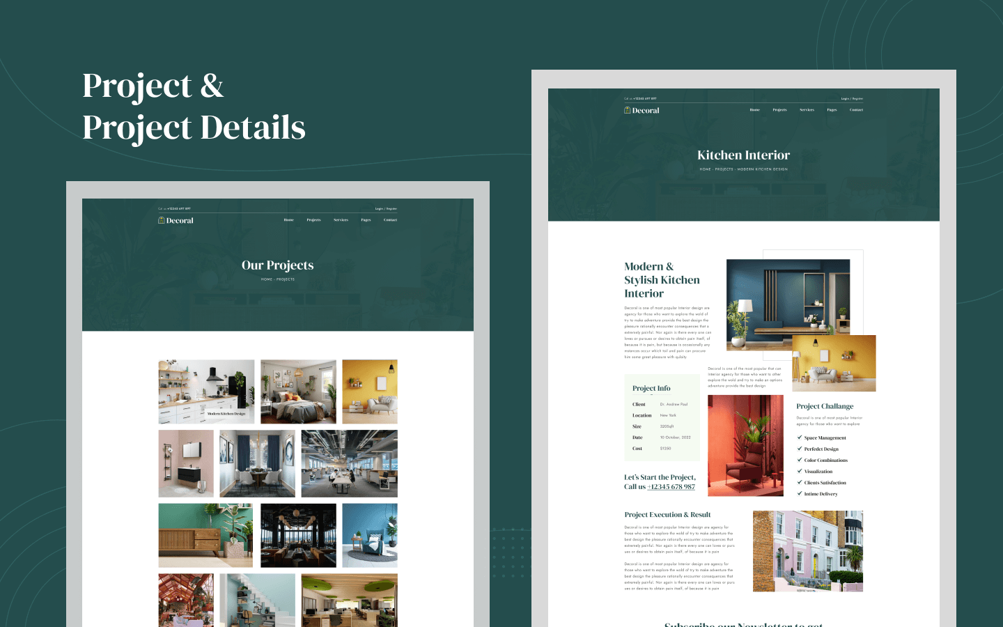 Decoral - Interior design HTML5 Responsive Website Template