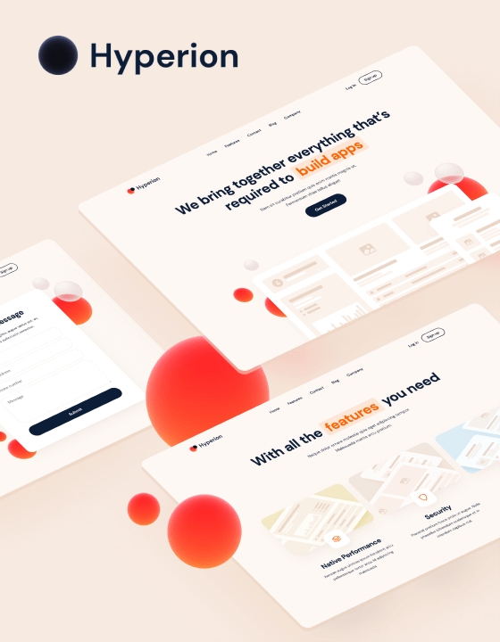 Hyperion - Startup HTML5 Responsive Website Template