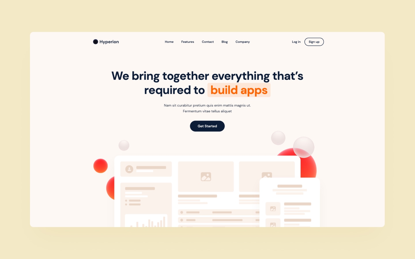 Hyperion - Startup HTML5 Responsive Website Template
