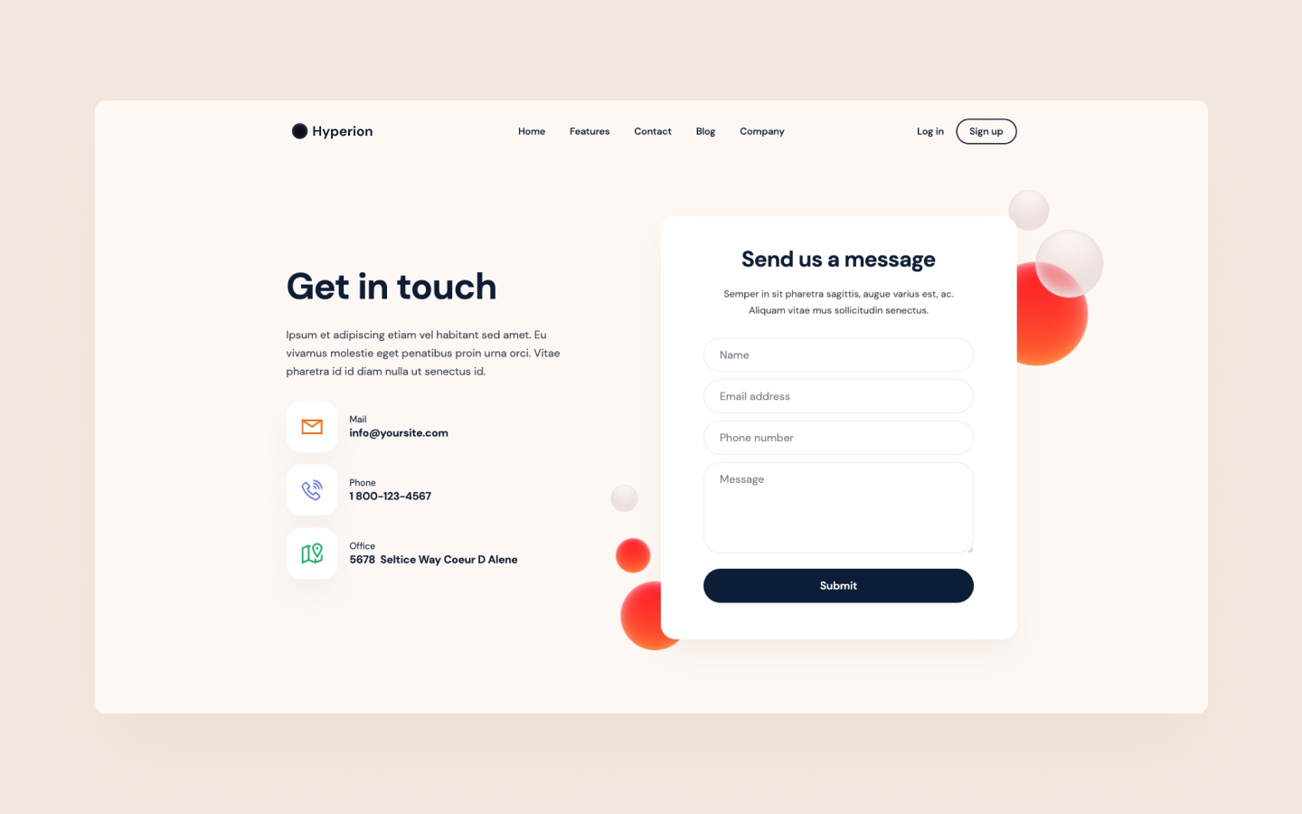 Hyperion - Startup HTML5 Responsive Website Template