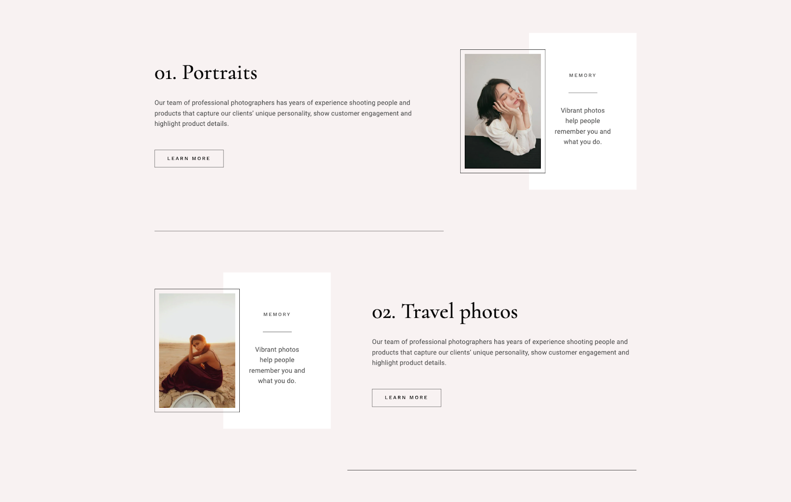 Lens Studio - Photography HTML5 Responsive Website Template