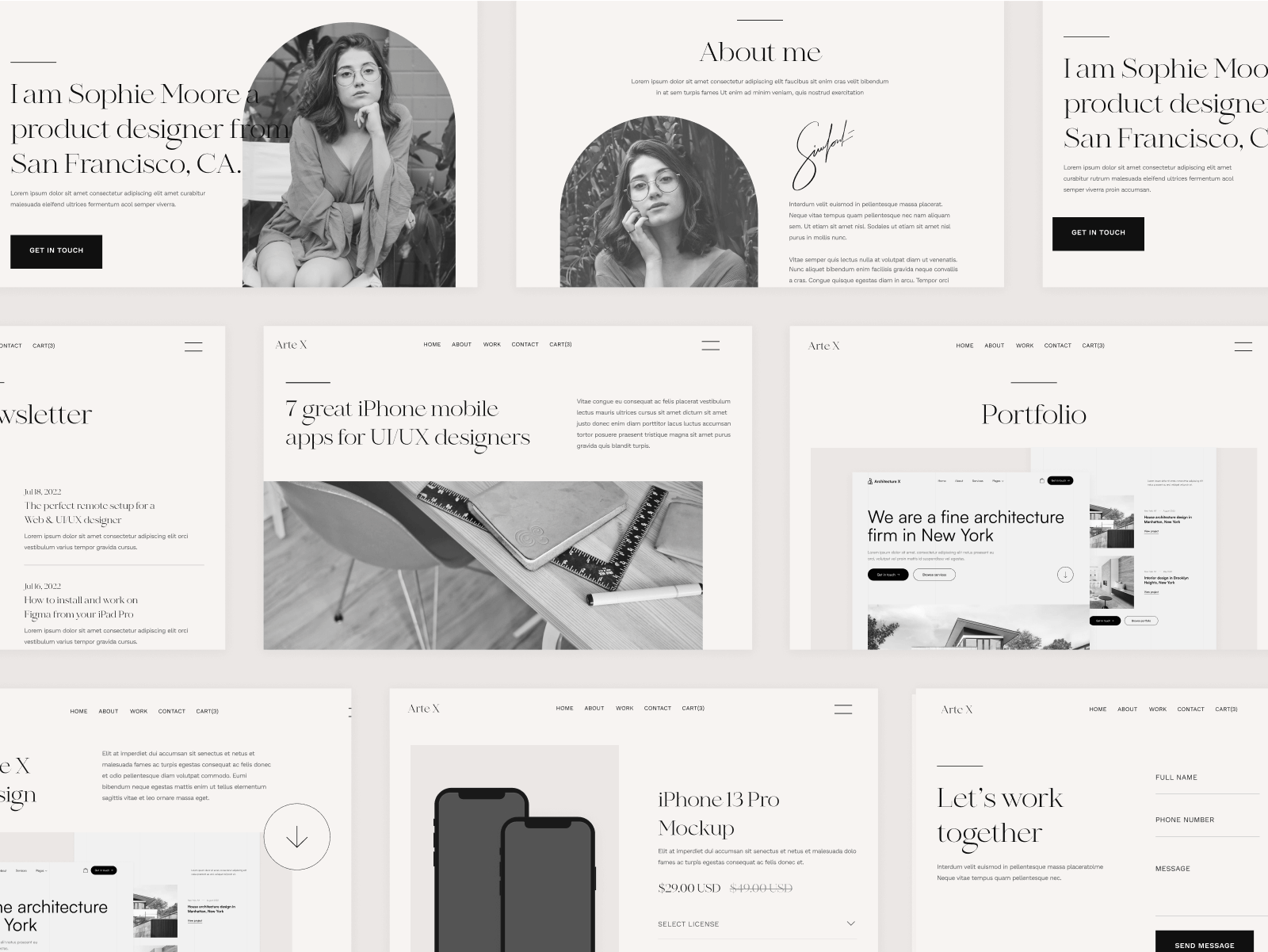 Arte X - Portfolio HTML5 Responsive Website Template