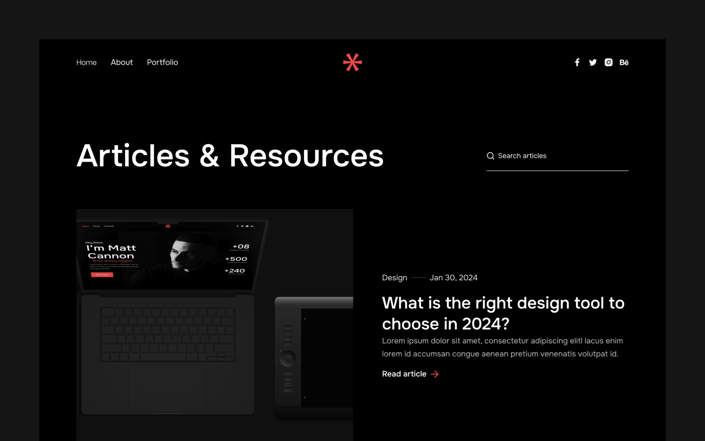 Darkfolio X - Portfolio HTML5 Responsive Website Template