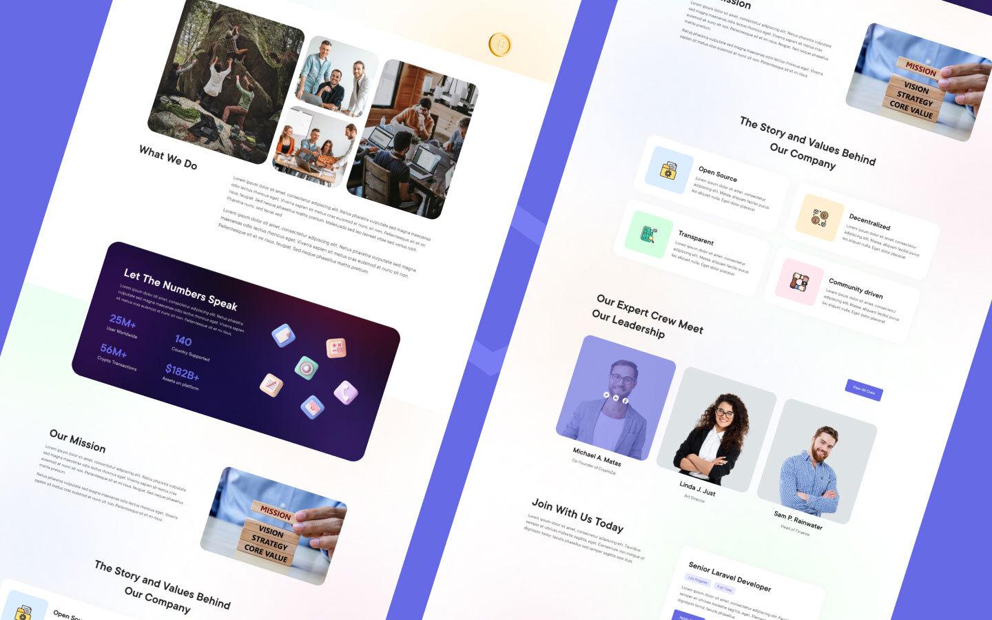 Cryptozai - App HTML5 Responsive Website Template