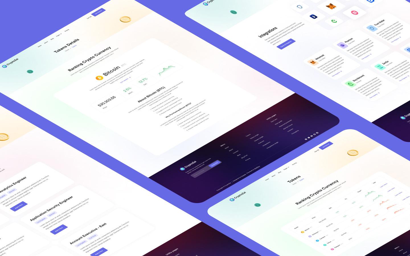 Cryptozai - App HTML5 Responsive Website Template