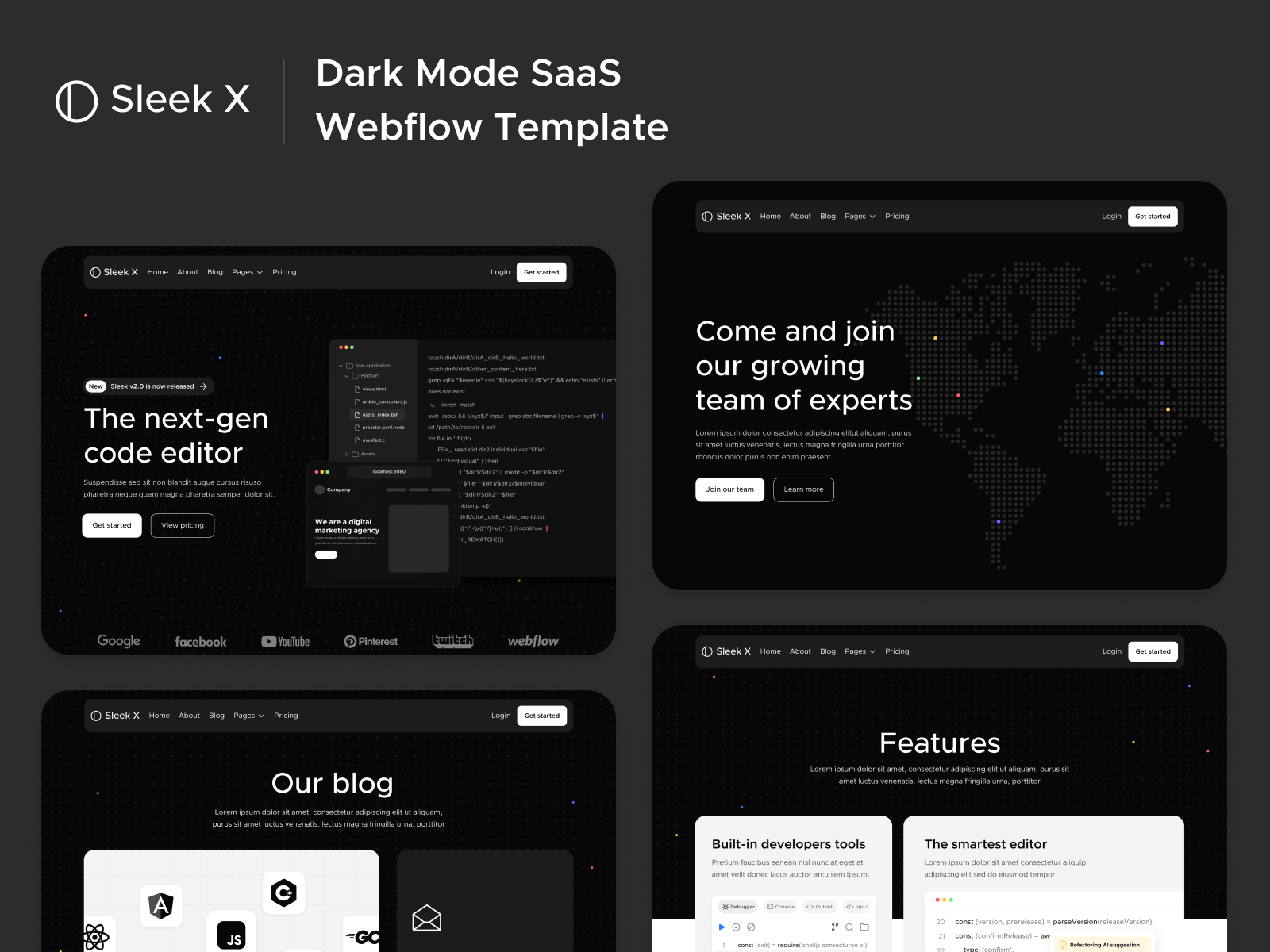Sleek X - Software HTML5 Responsive Website Template