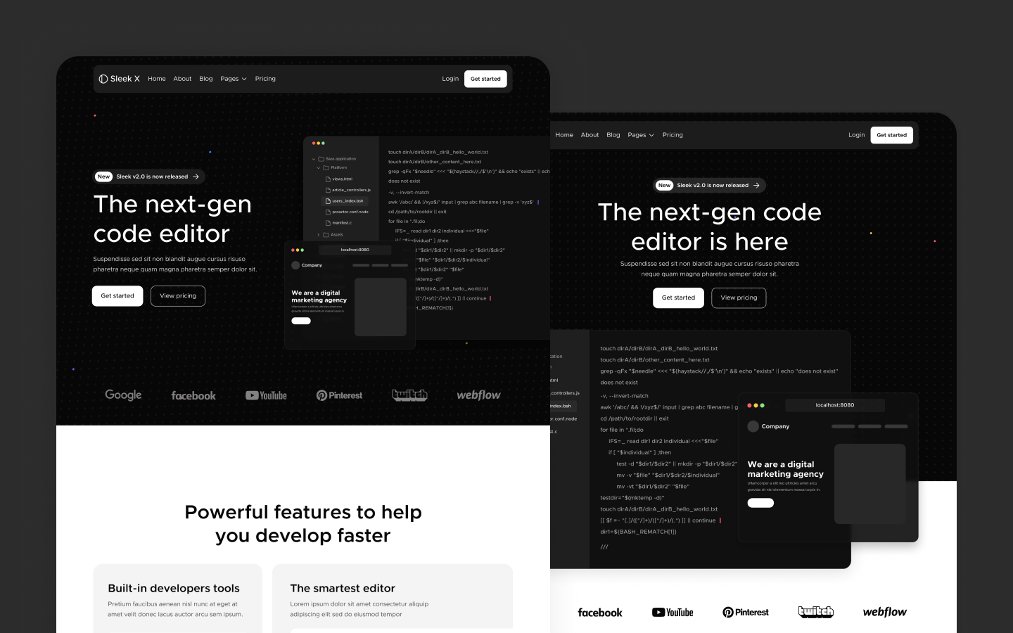 Sleek X - Software HTML5 Responsive Website Template