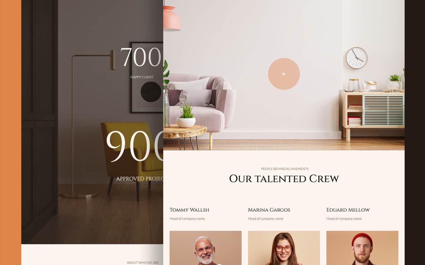ShabbyChic - Interior design HTML5 Responsive Website Template