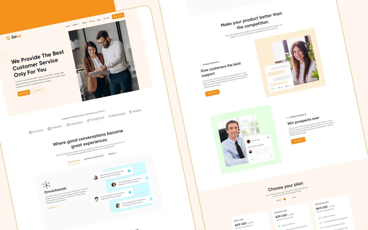 Website Templates by Flowzai | Webflow