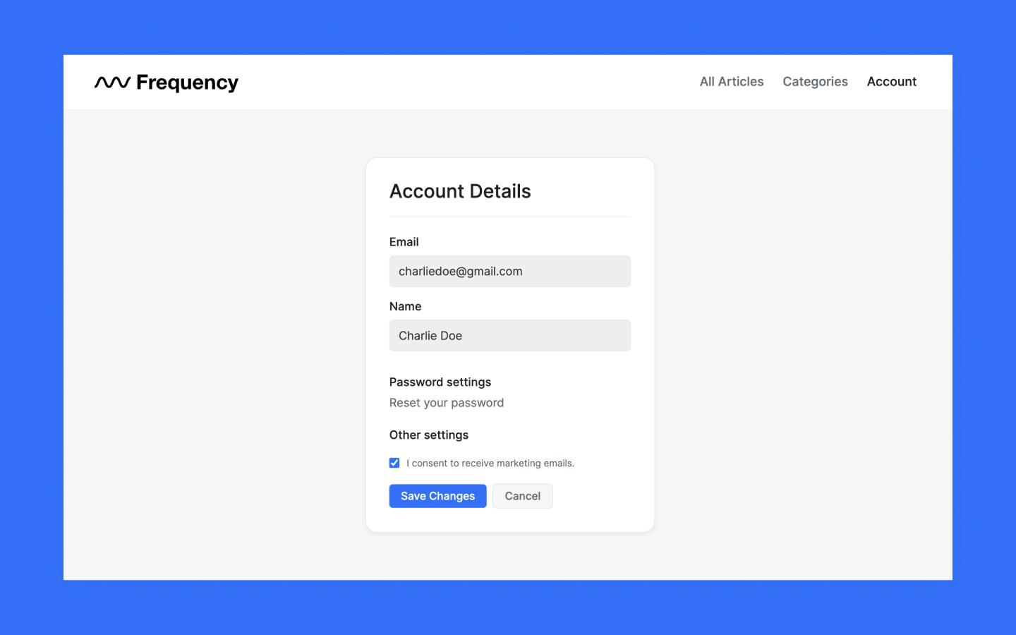 Frequency M - Blog HTML5 Responsive Website Template