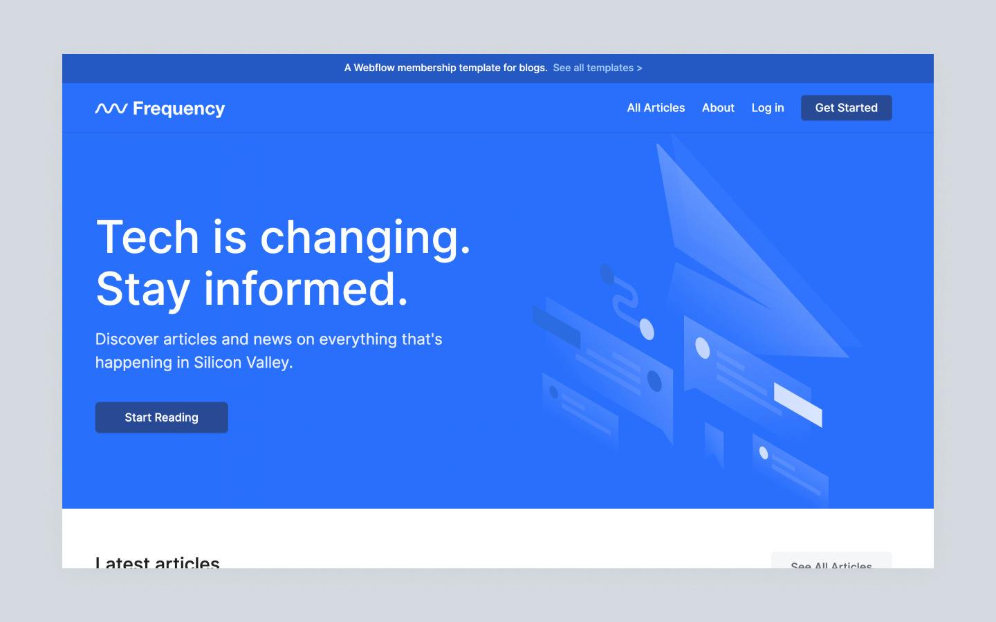 Frequency M - Blog HTML5 Responsive Website Template