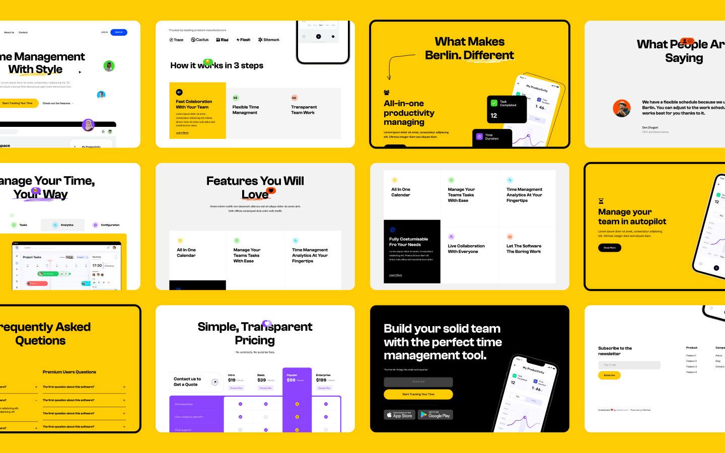 Berlin - SaaS HTML5 Responsive Website Template