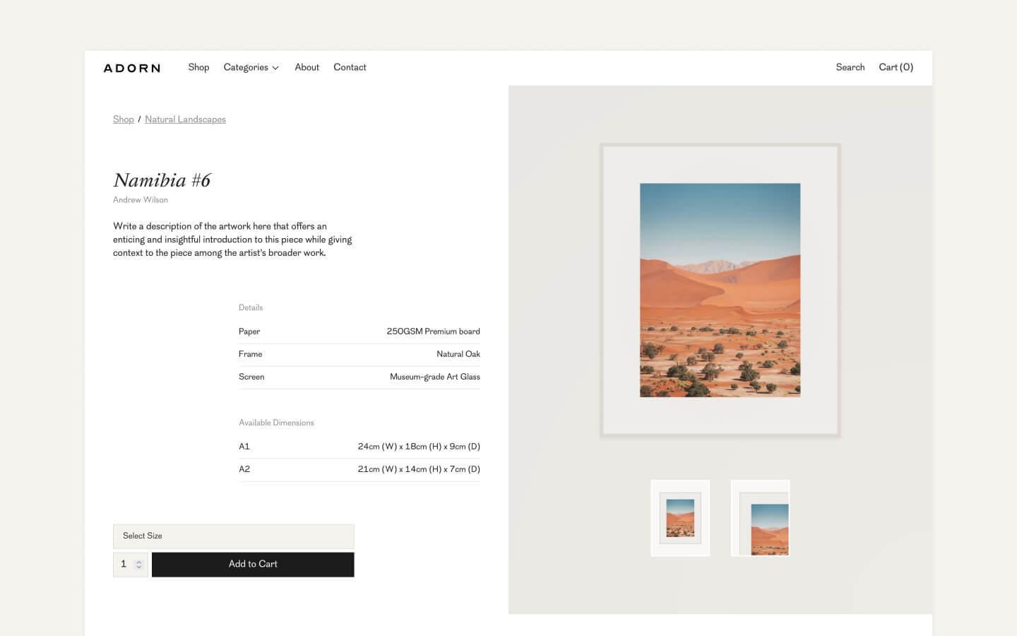Adorn - Shop HTML5 Responsive Website Template
