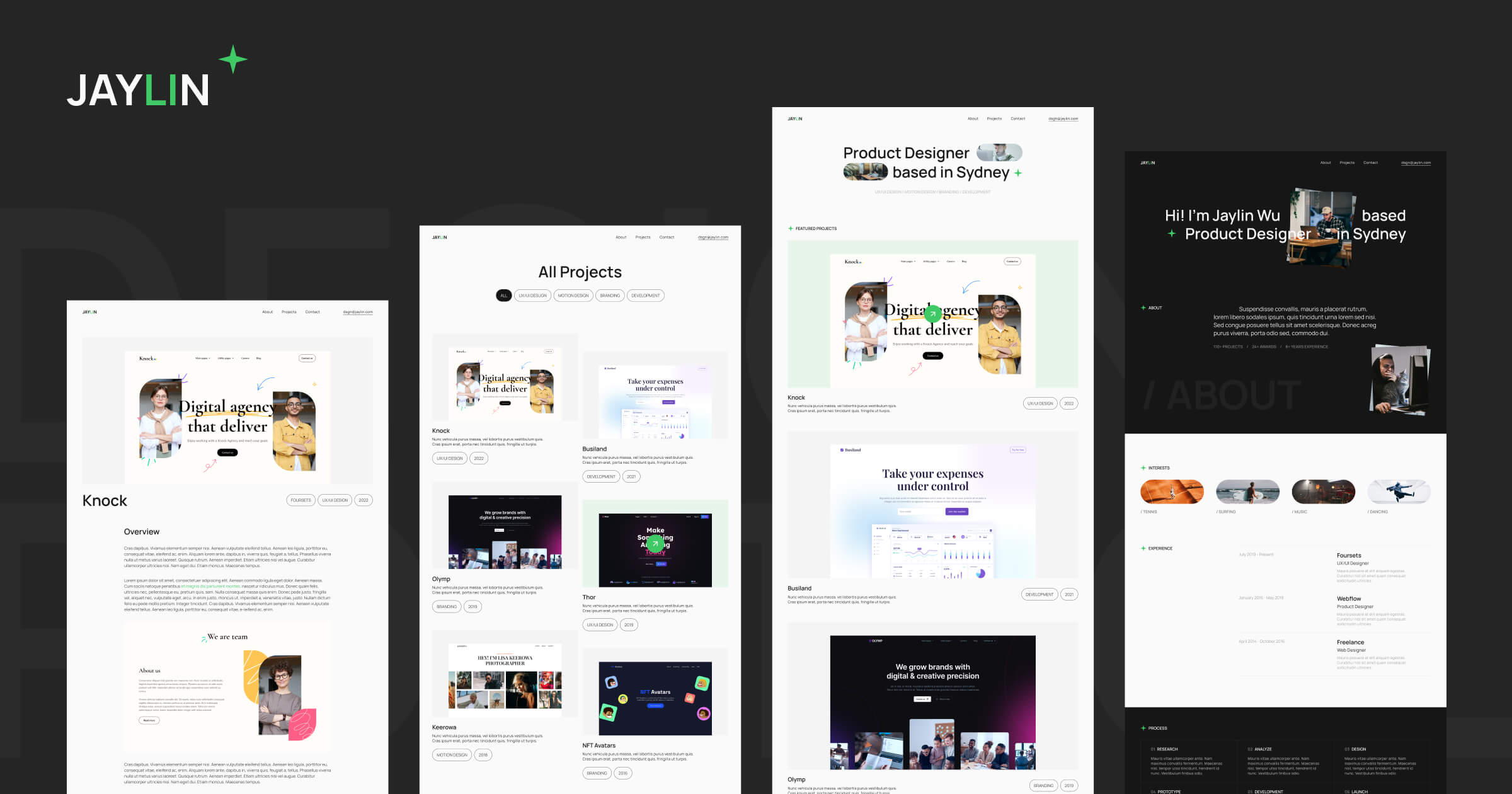 Jaylin - Portfolio HTML5 Responsive Website Template