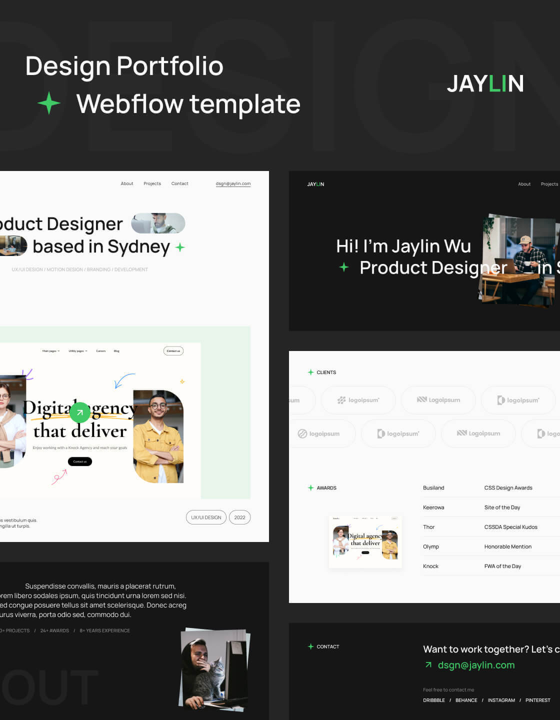 Jaylin - Portfolio HTML5 Responsive Website Template