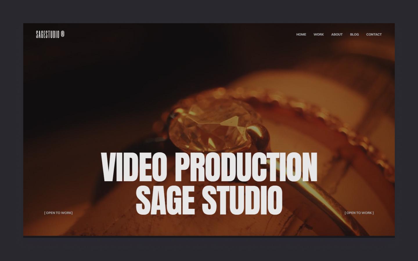 Sage - Video HTML5 Responsive Website Template