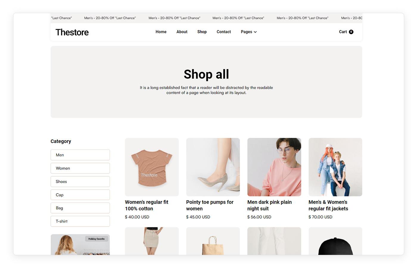 Thestore - Retail HTML5 Responsive Website Template
