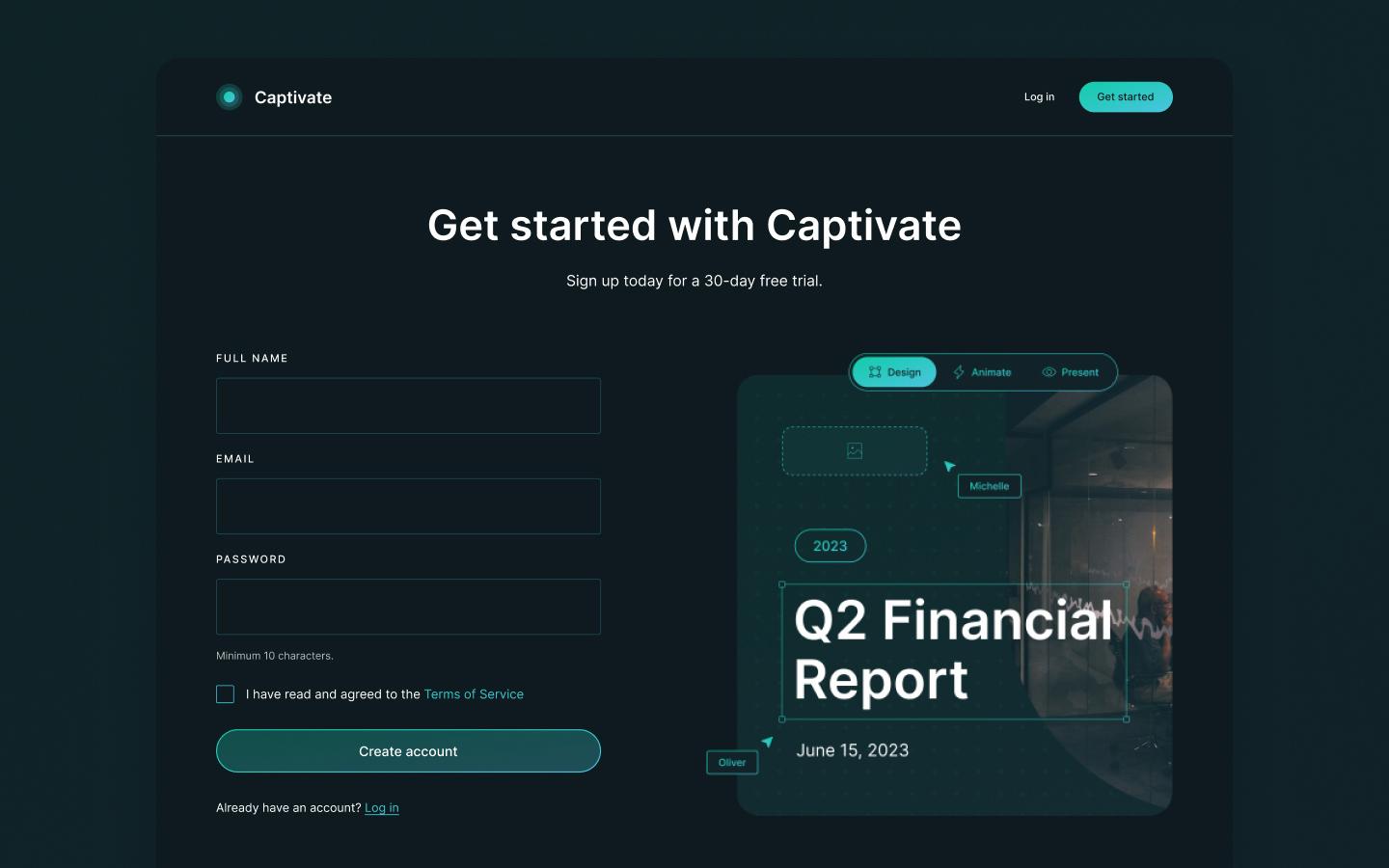 Captivate - SaaS HTML5 Responsive Website Template