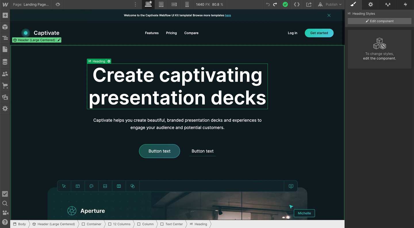 Captivate - SaaS HTML5 Responsive Website Template