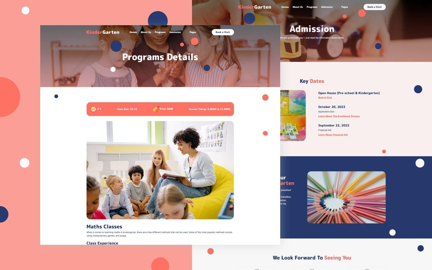 Kindergarten 128 - Kids HTML5 Responsive Website Template