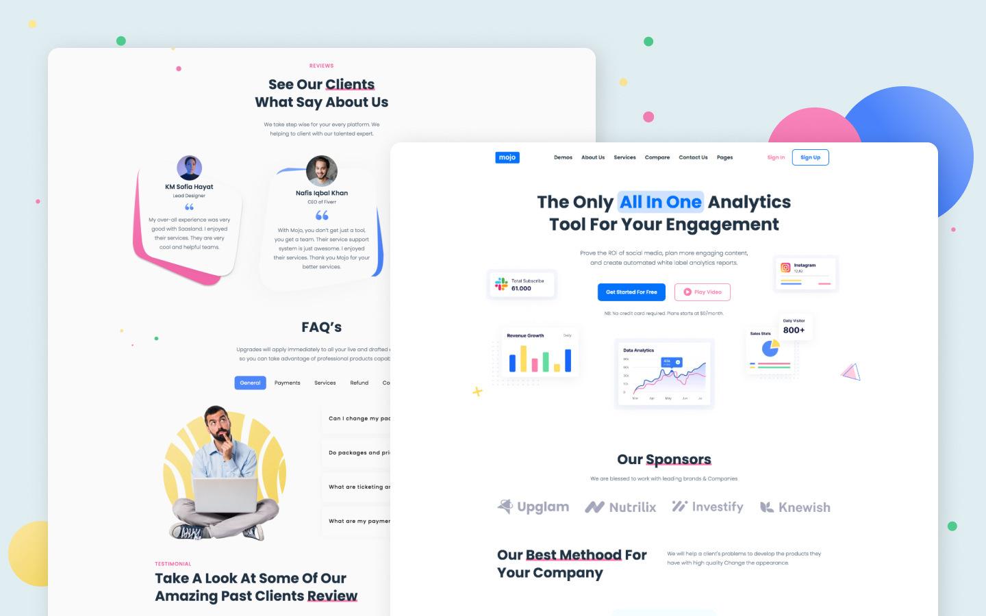 Mojo - SaaS HTML5 Responsive Website Template