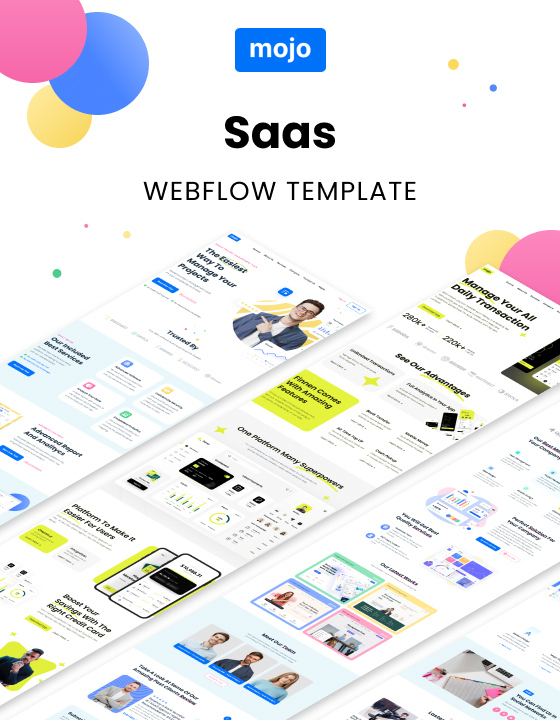 Mojo - SaaS HTML5 Responsive Website Template