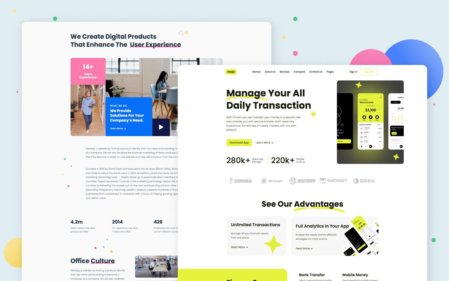Mojo - SaaS HTML5 Responsive Website Template