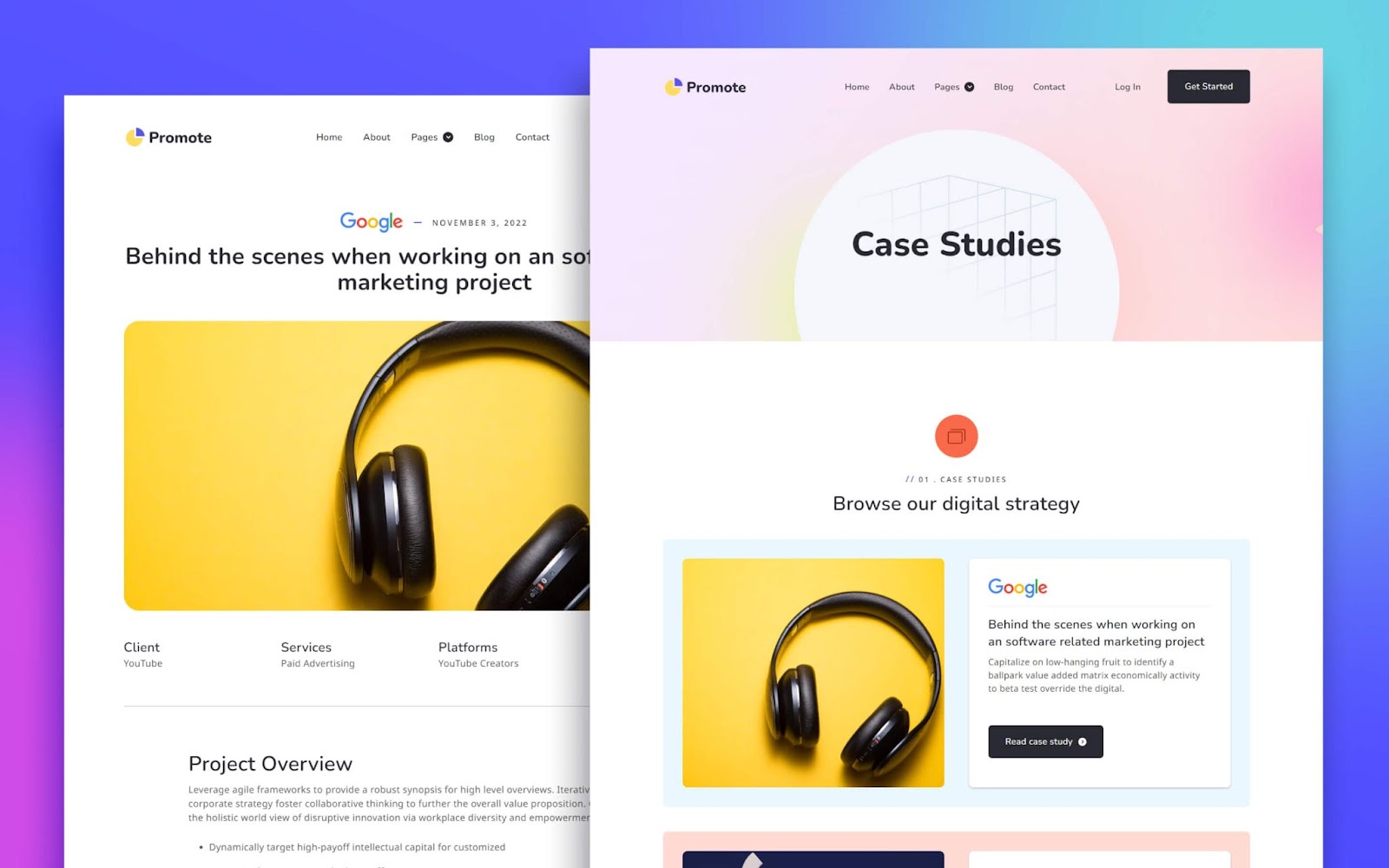 Promote - Agency HTML5 Responsive Website Template