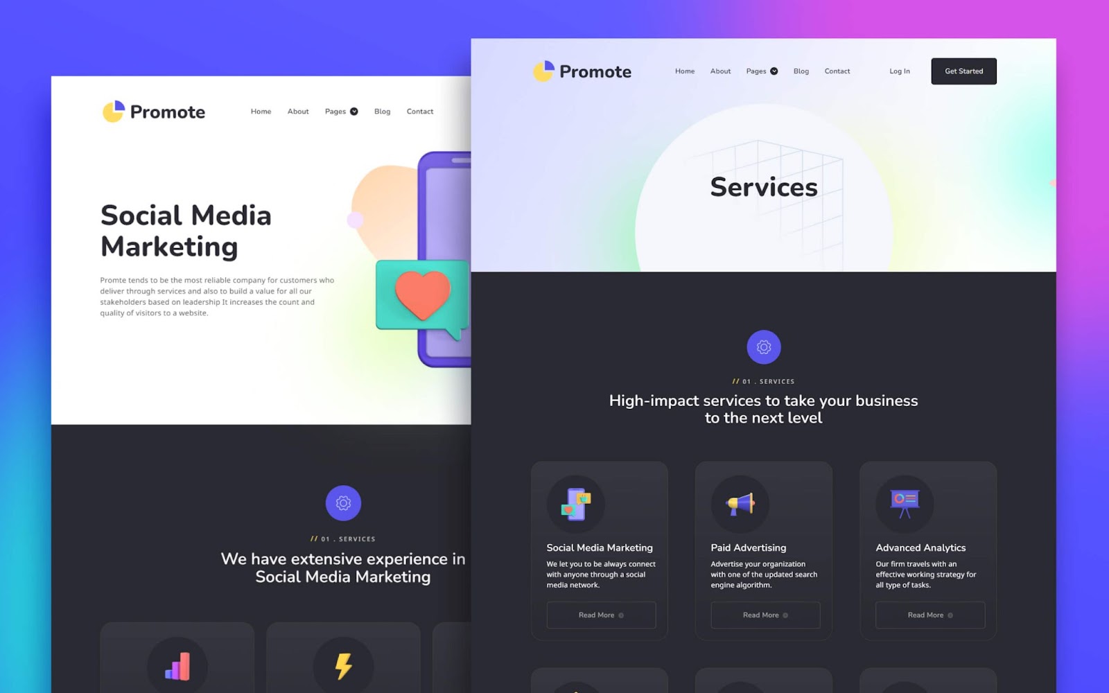 Promote - Agency HTML5 Responsive Website Template