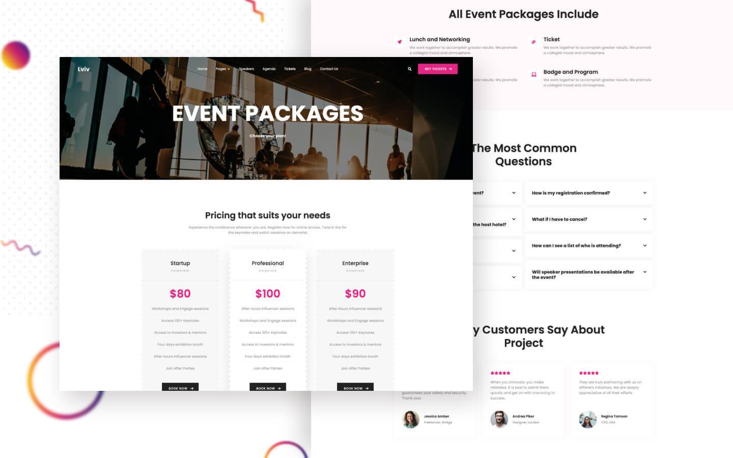 Lviv 128 - Event HTML5 Responsive Website Template