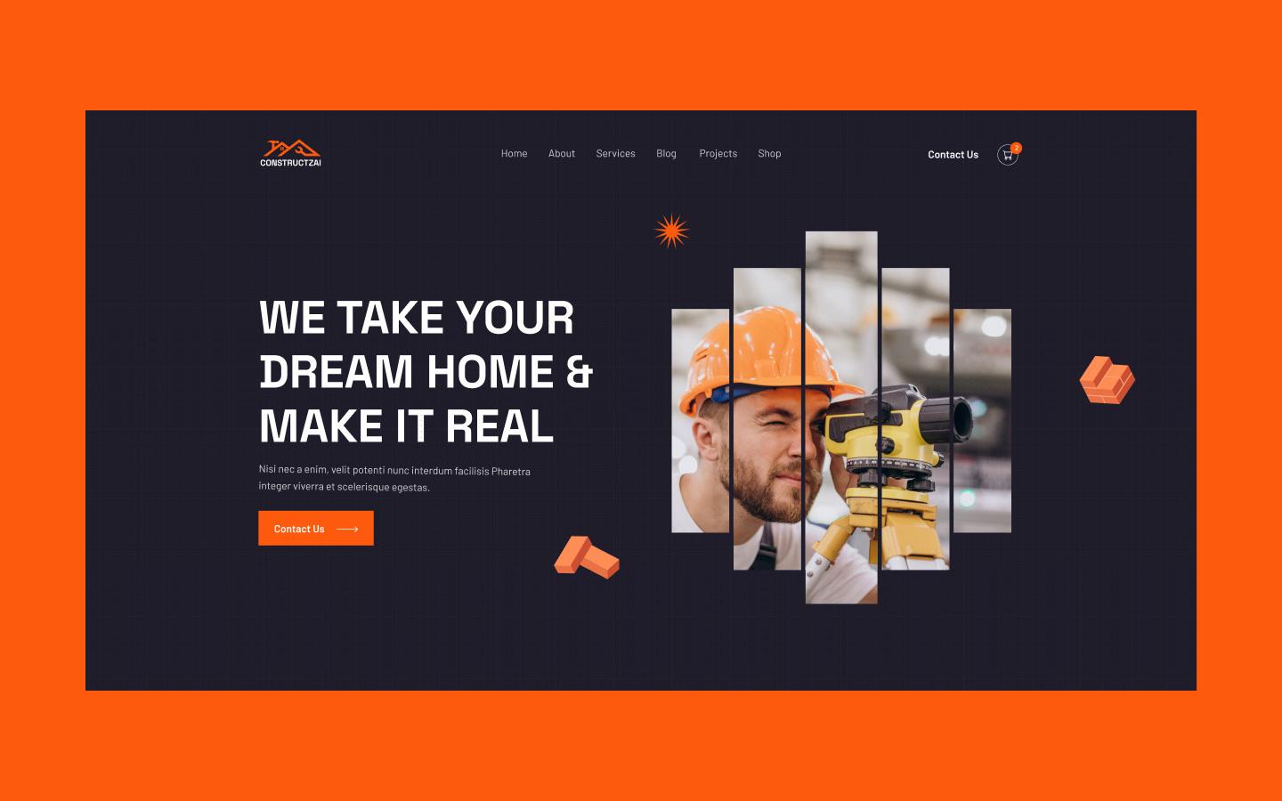Constructzai - Construction HTML5 Responsive Website Template